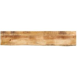 Tischplatte 160x40x3,8 cm Baumkante Massivholz Raues Mangoholz vidaXL