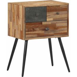 Nachttisch 47x31,5x60 cm Massivholz Teak vidaXL