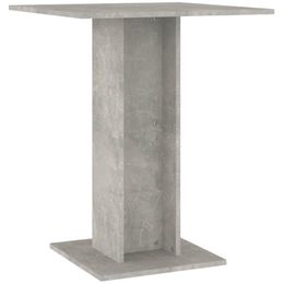 vidaXL - Bistrotisch Betongrau 60x60x75 cm Holzwerkstoff