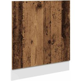 Geschirrspülerblende Altholz-Optik 60x1,5x67 cm Holzwerkstoff vidaXL