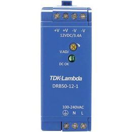 TDK-LAMBDA DRB50-12-1 Hutschienen-Netzteil (DIN-Rail) 12 V/DC 4.2 A 50.4 W Anzahl Ausgänge:1 x Inhalt 1 St.