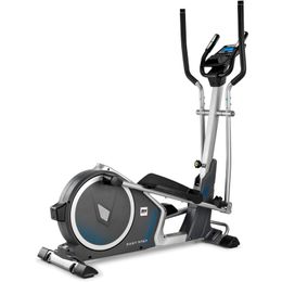 Crosstrainer BH FITNESS "easystep Dual G2518", grau (grau, blau), CrosstrainerB:63cm H:153cm L:144cm, Schwungmasse ca. 14 kg, 24 Widerstandsstufen, B:63cm H:153cm L:144cm