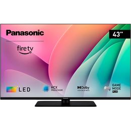 E (A bis G) Panasonic LED-Fernseher "TV-43W80AEZ" Fernseher Gr. 43, schwarz