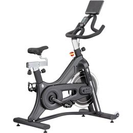 Speedbike HALF HUMAN "Indoor Cycle Hermes", schwarz, Fahrradtrainer, ohne Unterlegmatte, Schwungmasse ca. 20 kg, B:51cm H:123cm L:117cm