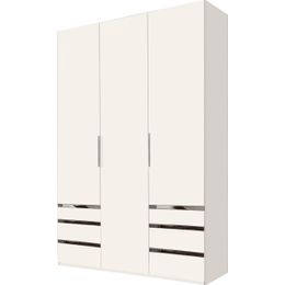 Kleiderschrank wimex "Level by fresh to go", weiß, B:150cm H:236cm T:58cm, Schränke, mit Schubladen