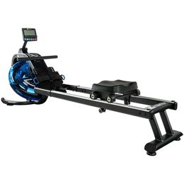 Rudergerät XTERRA FITNESS "ERG650 Wasserrudergerät", schwarz, Rudergeräte, ohne Unterlegmatte, Rudermaschine, 6 Widerstandsstufen, Wasserwiderstand, B:65cm H:90cm L:202cm