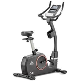 Ergometer adidas Performance "C-21", schwarz, FahrradtrainerB:57cm H:147cm L:107cm, Schwungmasse ca. 9 kg, 24 Widerstandsstufen, B:57cm H:147cm L:107cm