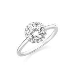 Fingerring Lady Gr. 17, silber (silber 925), Fingerringe, Damen, 17, Silber 925 (Sterlingsilber)