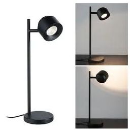 Tischleuchte Paulmann "Puric Pane" Lampen Gr. Ø 12,0cm H: 40,0cm, schwarz LED, dimmbar, Schwarz, Aluminium