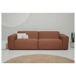 3-Sitzer Inosign "Koa, 228 cm, Modulsofa in Webstoff, Cord" Sofas Gr. B/H/T: 228cm x 88cm x 98cm, Cord, rosa (blush) Designsofa in Cord