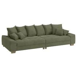 Big-Sofa Inosign "Nikita II" Sofas Gr. B/H/T: 300cm x 88cm x 118cm, Cord, Ausführung / Funktion, grün Wahlweise mit Kaltschaumpolsterung, bis 140 kg belastbar