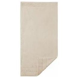 Badetuch Egeria "Prestige" Handtücher (Packung) Gr. B/L: 75cm x 160cm,, beige Uni Programm mit Streifenbordüre, SUPIMA Baumwolle