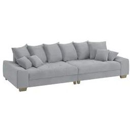 Big-Sofa Inosign "Nikita II" Sofas Gr. B/H/T: 300cm x 88cm x 118cm, Microfaser, Ausführung / Funktion, grau Wahlweise mit Kaltschaumpolsterung, bis 140 kg belastbar