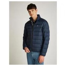 Steppjacke Tommy Jeans "TJM LT DOWN JACKET EXT" Gr. M, blau (schwarz night navy) Herren Jacken mit Daunenwattierung