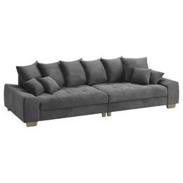 Big-Sofa Inosign "Nikita II" Sofas Gr. B/H/T: 300cm x 88cm x 118cm, Microfaser, Ausführung / Funktion, schwarz Wahlweise mit Kaltschaumpolsterung, bis 140 kg belastbar