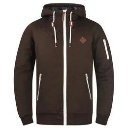 !Solid Kurzjacke SOLID "Kurzjacke SDTilly", Herren, Gr. XL, braun (coffee bea), Obermaterial: 65% Polyester PES. 35% Baumwolle CO., casual, normal normal, Jacken