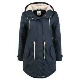 Regenmantel oxmo "Regenjacke OXJolinas" Gr. XL, blau (insignia blau) Damen Mäntel