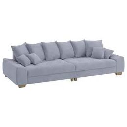 Big-Sofa Inosign "Nikita II" Sofas Gr. B/H/T: 300cm x 88cm x 118cm, Microfaser 1, Ausführung / Funktion, blau Wahlweise mit Kaltschaumpolsterung, bis 140 kg belastbar