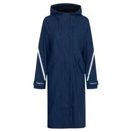 Regenmantel THEJOGGCONCEPT "Regenmantel JCBLENDA POCKET COAT" Gr. XXL, blau (medieval blau) Damen Mäntel