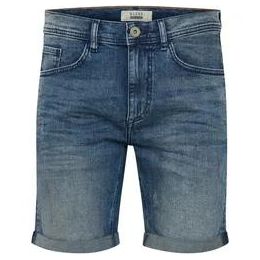 Jeansshorts Blend "Jeansshorts BHLuke" Gr. S, N-Gr, blau (denim middleblau), Herren, Web, Obermaterial: 98% Baumwolle CO. 2% Elasthan EL., unifarben, Jeans