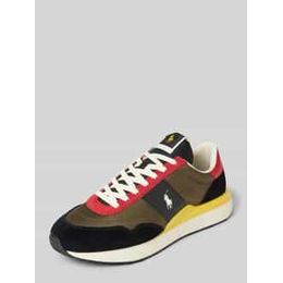 Polo Ralph Lauren Sneaker aus Leder-Mix Modell 'Train'