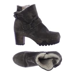 Softclox Damen Stiefelette, grau, Gr. 38