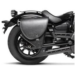 Satteltasche passend für Suzuki Intruder VL 800 Volusia Craftride Indiana 10Ltr rechts in schwarz