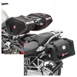 Set: Seitentaschen RF4 50-70 Liter Volumen Motorrad Softshell Bagtecs mit Satteltaschen wd. RB25 mit Rollverschluss