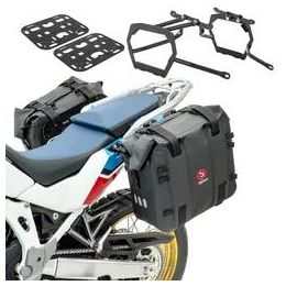 Satteltaschen + Halter passend für Triumph Tiger 900 / GT / Rally 20-24 Seitentaschen + Platte Bagtecs XA32