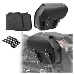 Set 2x Satteltasche + Haltesatz passend für Chopper / Custombike Craftride Fargo CB35903