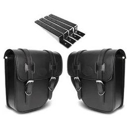 Set 2x Satteltasche + Haltesatz passend für Suzuki Intruder C 800 / M 800 Craftride TXP