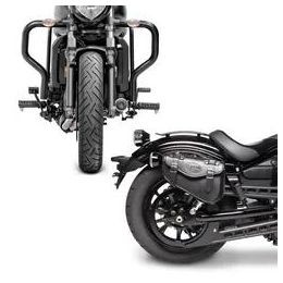 Set: Sturzbügel passend für Kawasaki Vulcan S / Cafe 15-24 Motor Schutzbügel Craftride + Satteltasche Kawasaki Vulcan S / Café Craftride Arizona 3Ltr rechts in schwarz