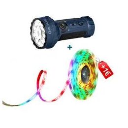 Olight Marauder Mini Leistungsstarke LED Taschenlampe mit 7000 Lumen 600 Meter Bundle