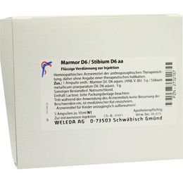 Weleda Marmor D 6 Stibium D 6 Aa 50 ML