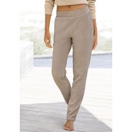 Vivance Cordschlupfhose mit bequemen Bündchen und breite Cord Struktur beige 44/46 - N-Gr N-Gr 44/46 Bequeme Schlupfform