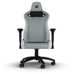 Corsair Gaming-Stuhl »TC200 Leatherette Gaming Chair, Standard Fit, Light Grey/White« () Weiß