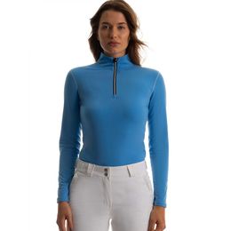 Fischer Funktionsshirt in Blau - 62% | Gr&ouml;&szlig;e L | Damen-outdoor-tops-shirts