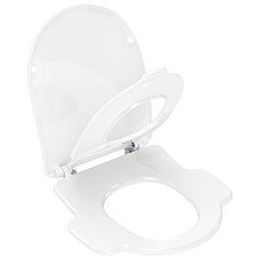 Villeroy & Boch Villeroy und Boch O.novo kids WC-Sitz 8M1261T1 mit Deckel, für Kinder, Scharniere Edelstahl, weiß AntiBac