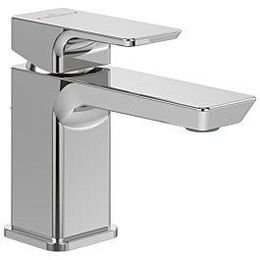 Villeroy & Boch Villeroy und Boch Subway 3.0 Einhebel-Waschtischarmatur TVW11200100061 mit Zugstangen-Ablaufgarnitur, chrom
