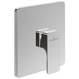 Villeroy & Boch Villeroy und Boch Subway 3.0 Fertigmontageset TVS11200200061 Unterputz-Einhebel-Duscharmatur, Wandmontage, chrom