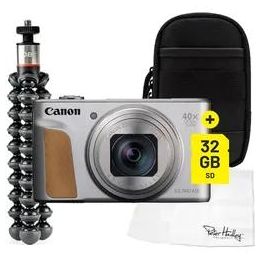 Canon Powershot SX740 HS Starter Vlogkit silber