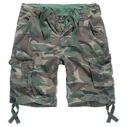 Stoffhose BRANDIT "Brandit Herren Urban Legend Cargo Shorts" Gr. 7XL, US-Größen, grün (olive camouflage) Herren Hosen