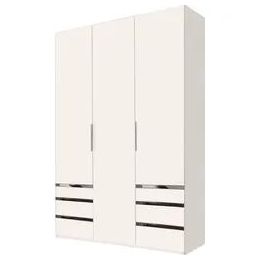 Kleiderschrank wimex "Level by fresh to go", weiß, B:150cm H:216cm T:58cm, Schränke, mit Schubladen