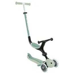 Scooter Globber "GO-UP ACTIVE LIGHTS ECO", grün, ScooterB:28cm L:67cm, B:28cm L:67cm