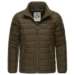 Outdoorjacke Ragwear "Yarek" Gr. 128, grün (olivgrün) Jungen Jacken leichte Steppjacke perfekt für den Übergang