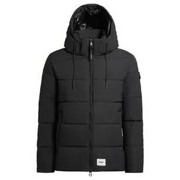 Winterjacke Khujo "Loga2-YM" Gr. L (52), grau Herren Jacken Steppjacke mit abnehmbarer Kapuze und Rucksackträgern