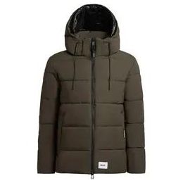 Winterjacke Khujo "Loga2-YM" Gr. XL (54), grün Herren Jacken Steppjacke mit abnehmbarer Kapuze und Rucksackträgern