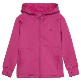 Fleecejacke Color Kids "Fleecejacke COFleece" Gr. 116, rosa (vivacious) Mädchen Jacken