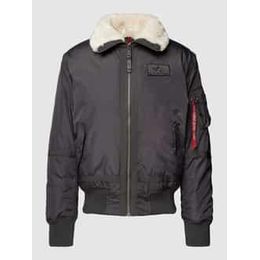 Alpha Industries Bomberjacke mit Label-Patch