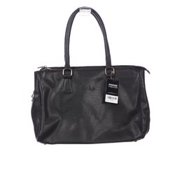 Zara Damen Handtasche, schwarz, Gr.